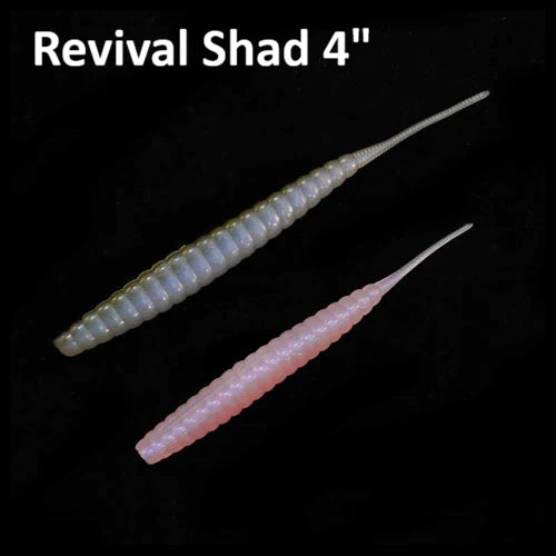 Revival Shad 4" – Geecrack USA